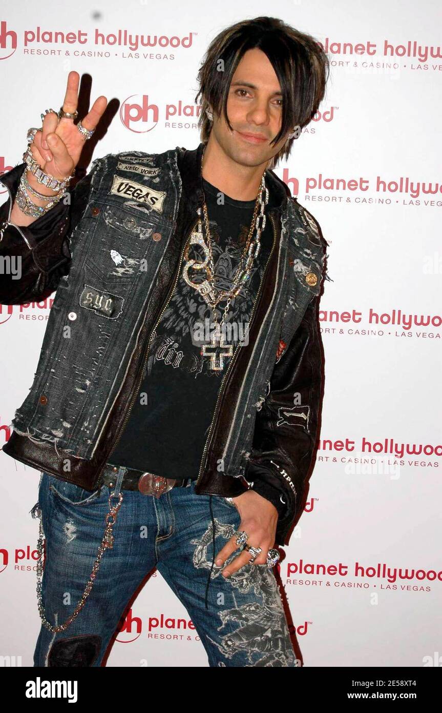 Chris Angel attends the grand opening of Planet Hollywood in Las Vegas ...