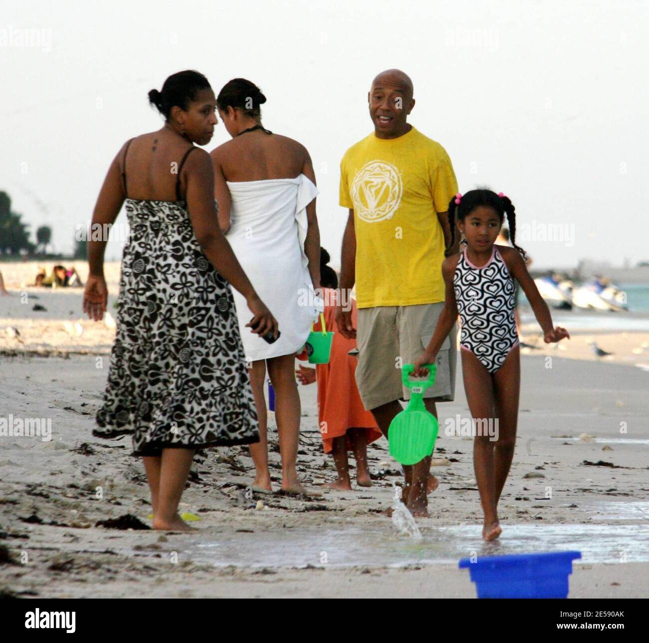 Hip Hop Mogul Russell Simmons takes daughters Ming Lee and Aoki Lee ...