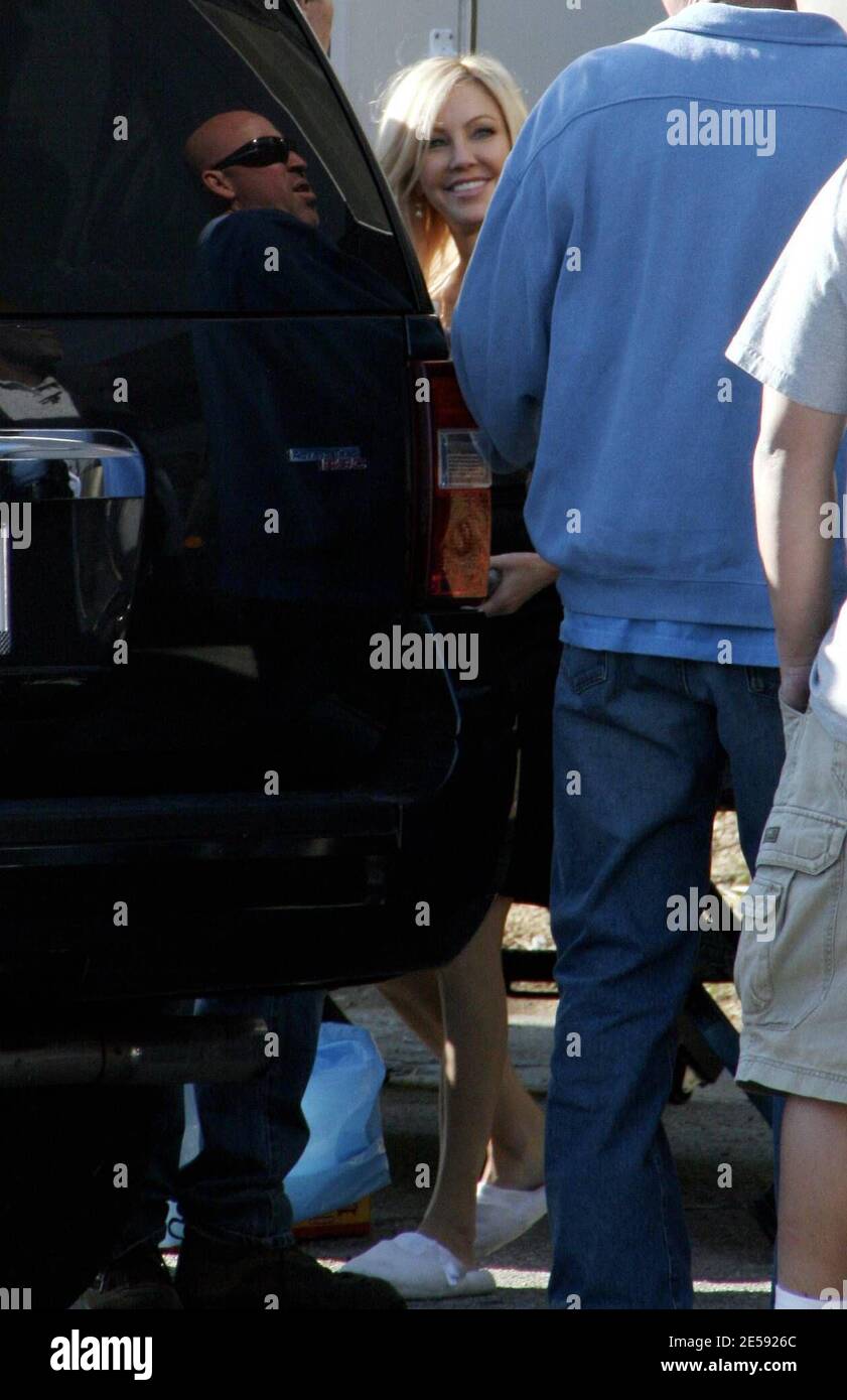 Heather Locklear at the base camp for a L'Oreal commercial. West ...