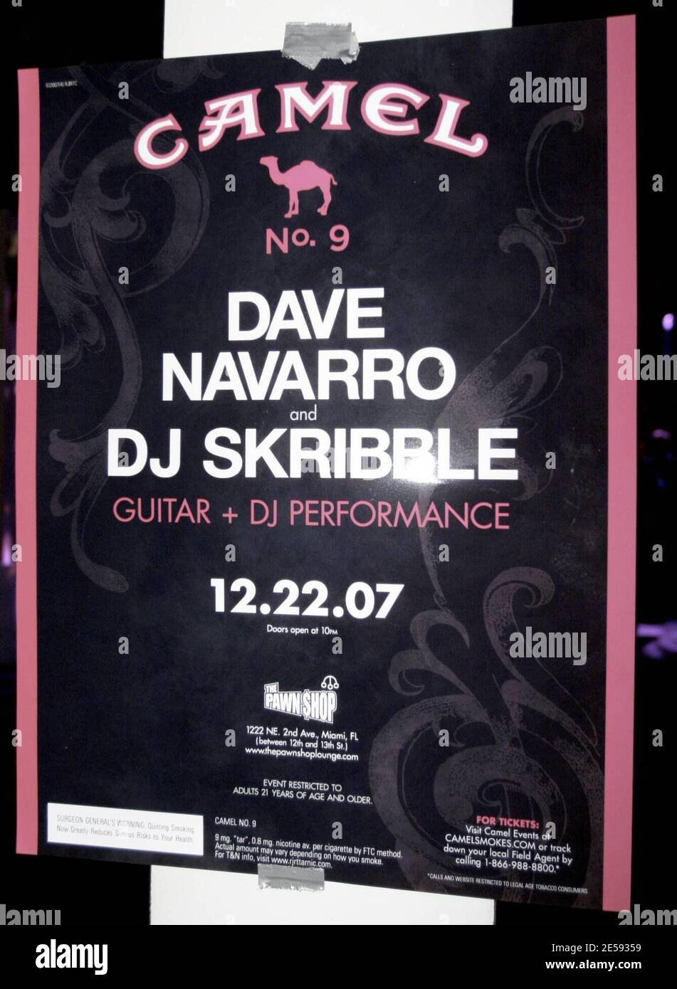 Dave Navarro and DJ Skribble perform live at The Pawn Shop Lounge ...