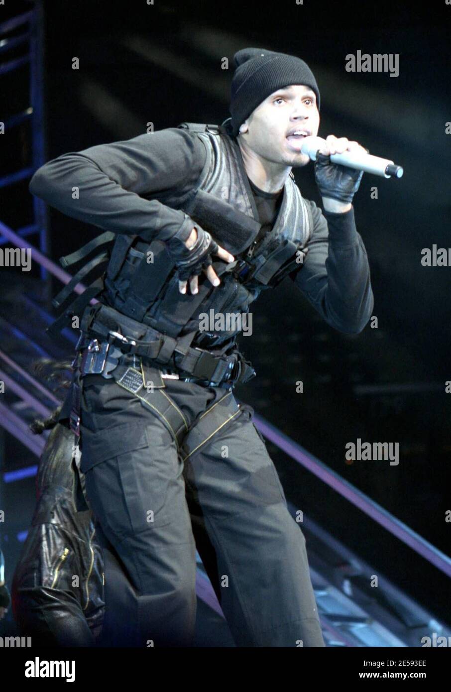 Rapper Bow Wow and singer Chris Brown performed in concert as part of ...