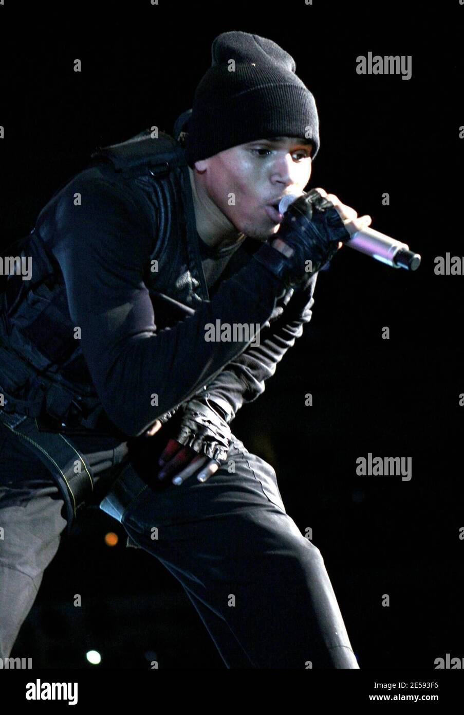 Rapper Bow Wow and singer Chris Brown performed in concert as part of ...