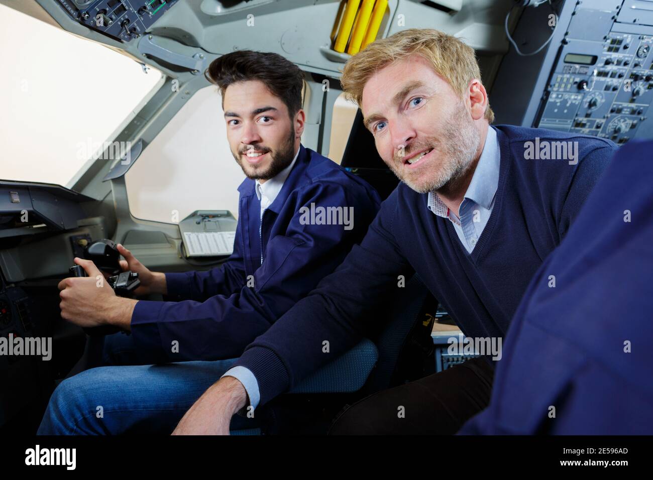 portrait of pilot in training Stock Photo - Alamy