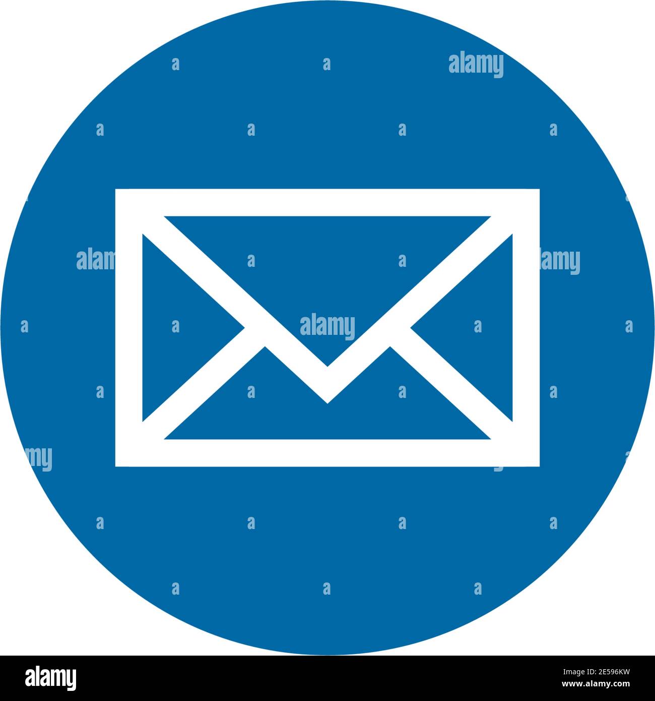 Mail letter icon logo design vector template Stock Vector Image & Art ...