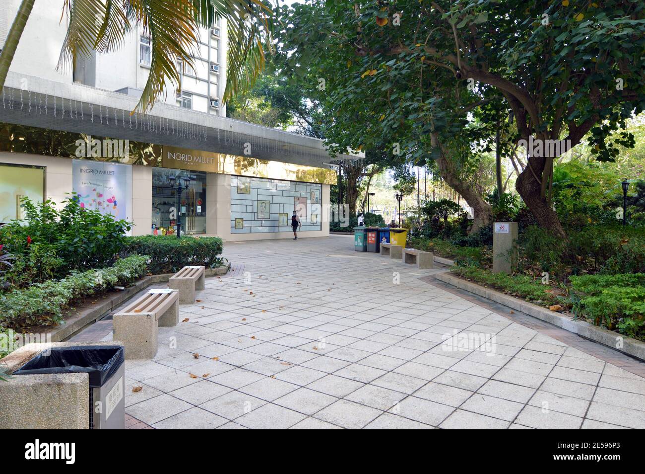 Public space in Lei King Wan, Sai Wan Ho, Hong Kong Stock Photo - Alamy