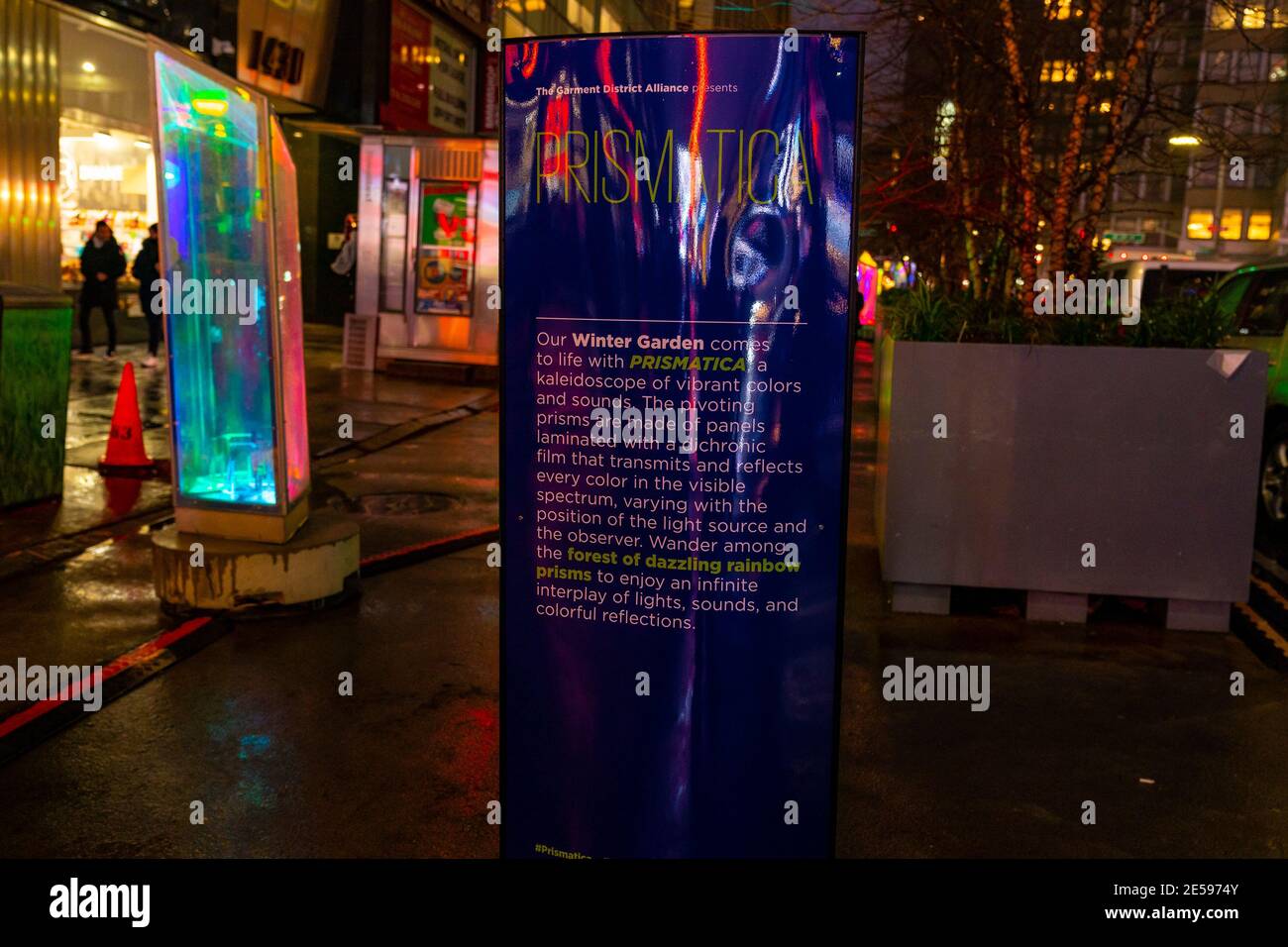 View of colorful kaleidoscope installtion Prismatica by RAW Design and ...