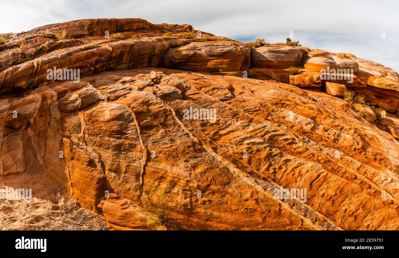Colorful Fins and Edges in Kaolin Wash, Valley of Fire State Park ...