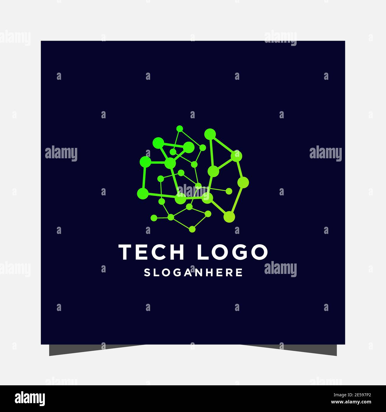 Technology logo design template vector illustration Stock Vector Image ...