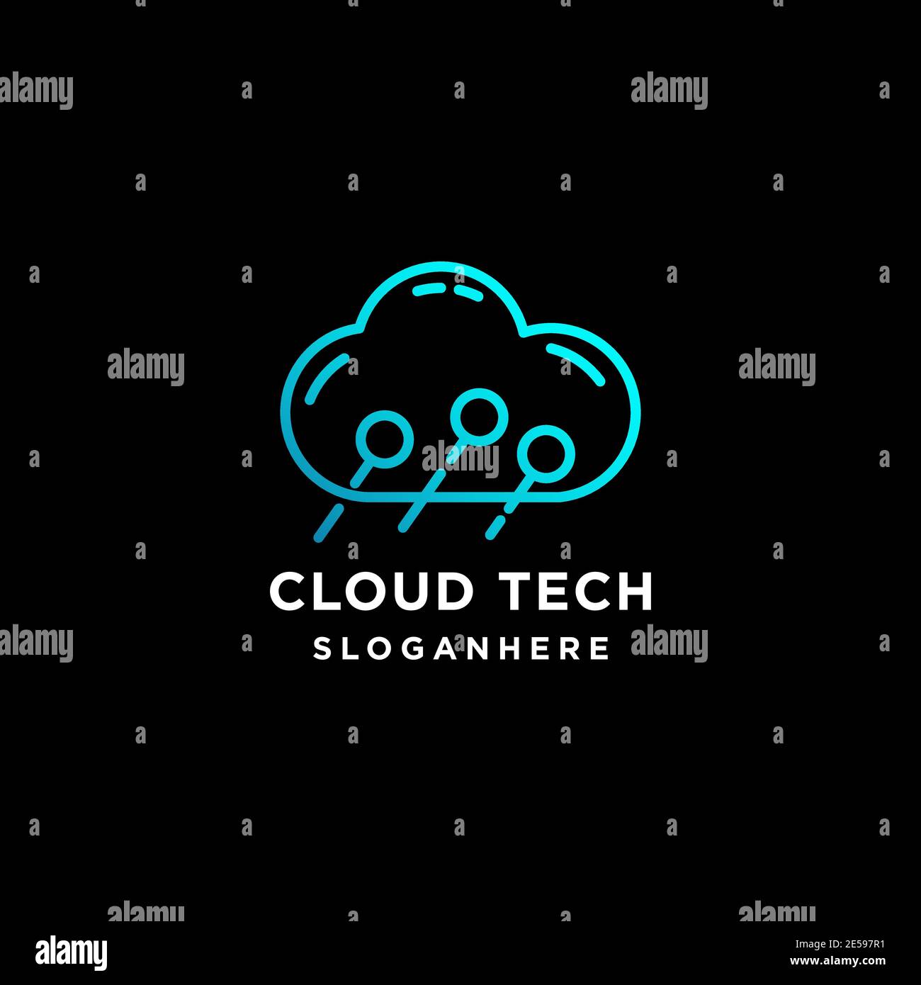 Logo tech Stock Vector Images - Alamy