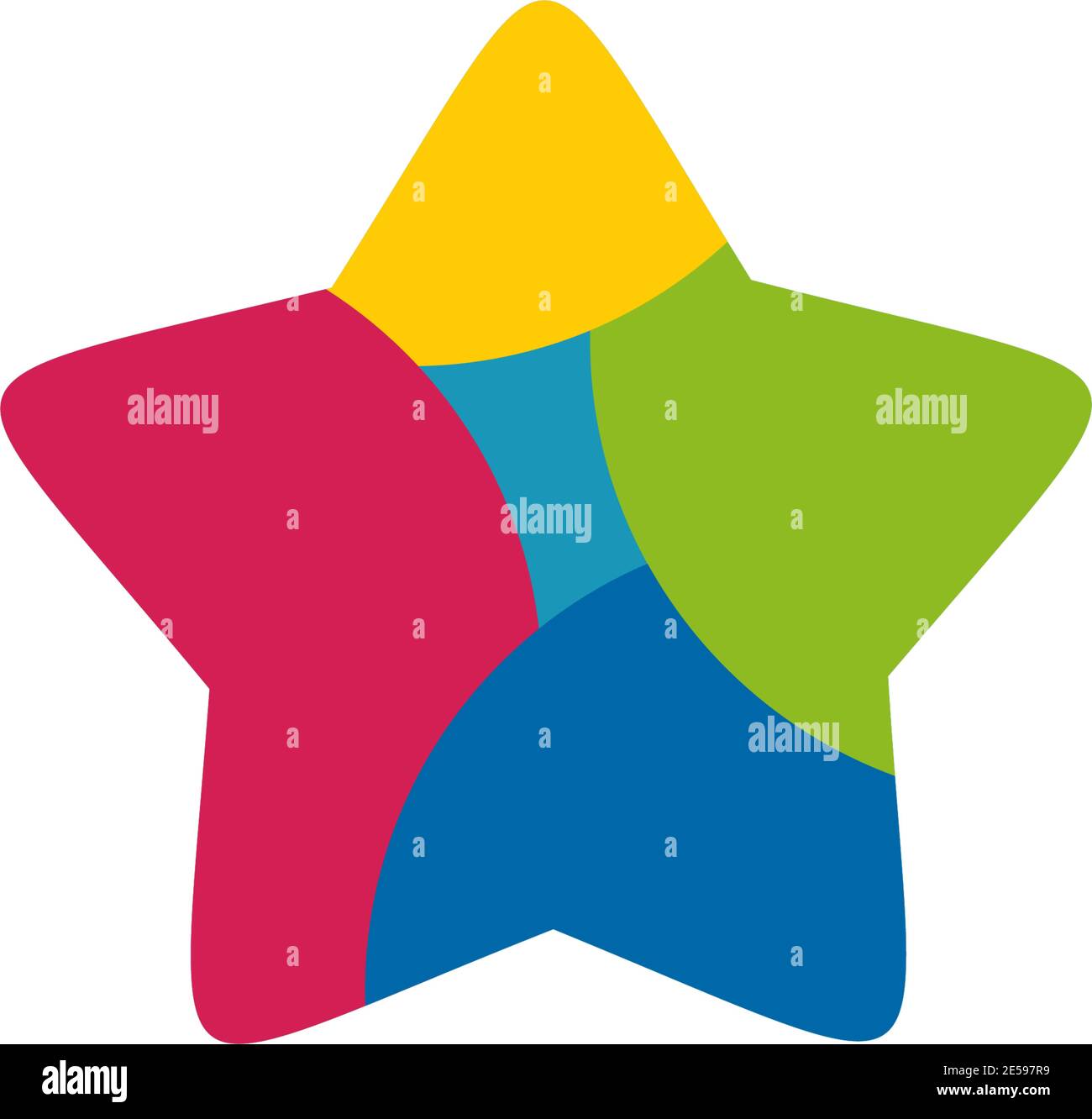 Star icon logo design vector illustration template Stock Vector Image ...