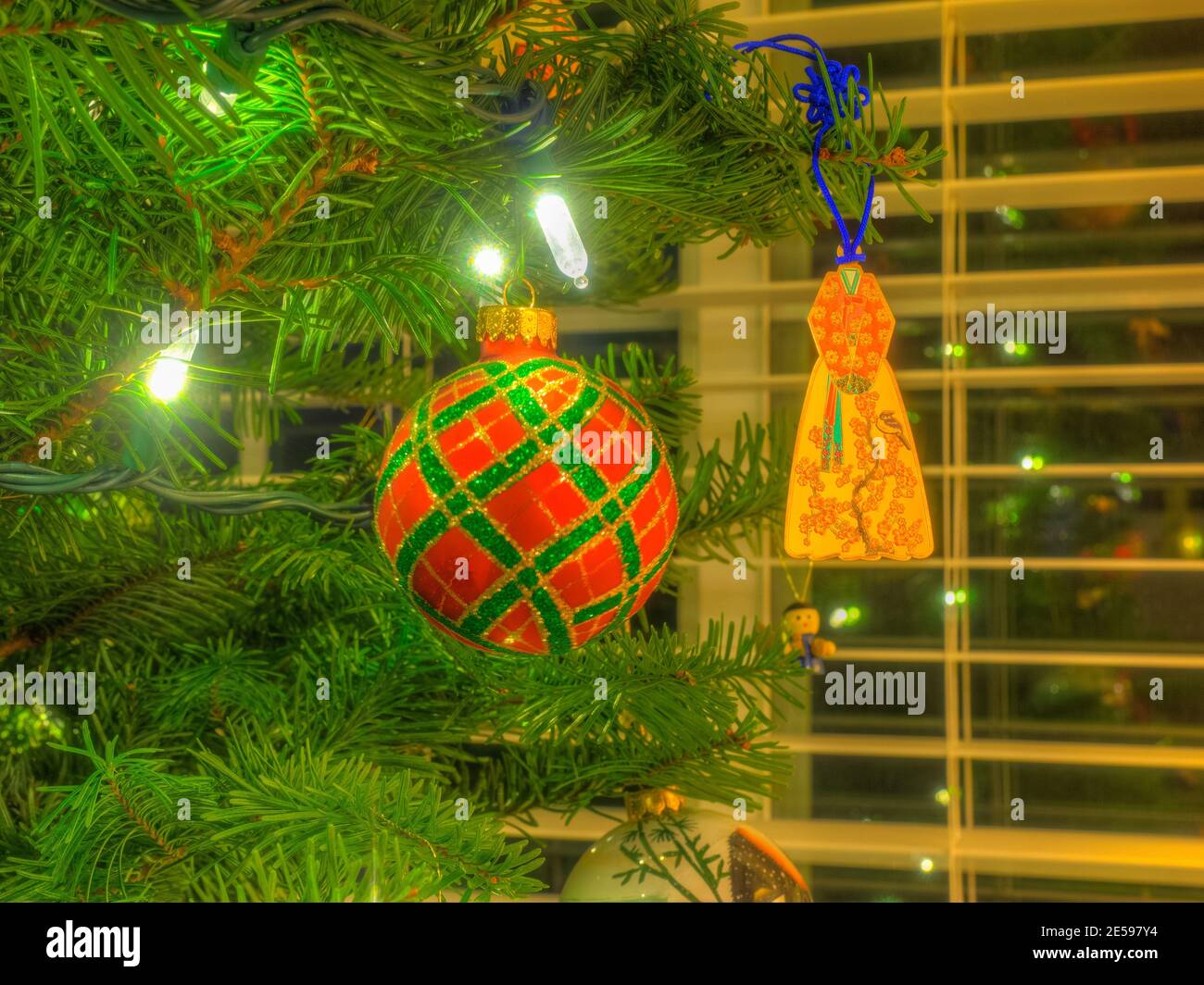 Christmas ornaments are decorations (usually made of glass, metal, wood ...