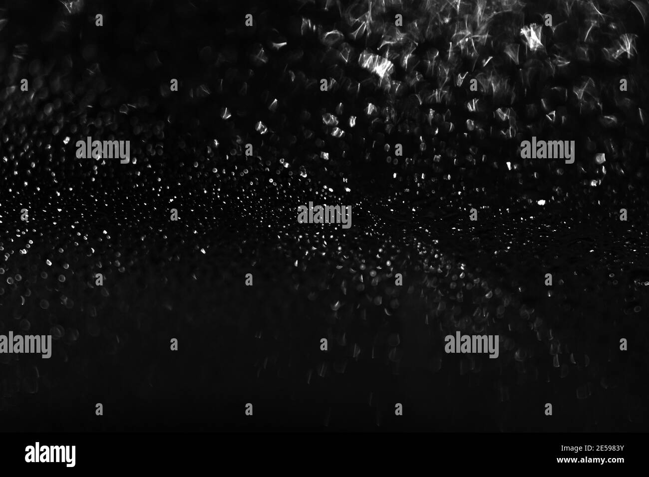 Close-up of water drop on glass with blur bokeh background Stock Photo ...