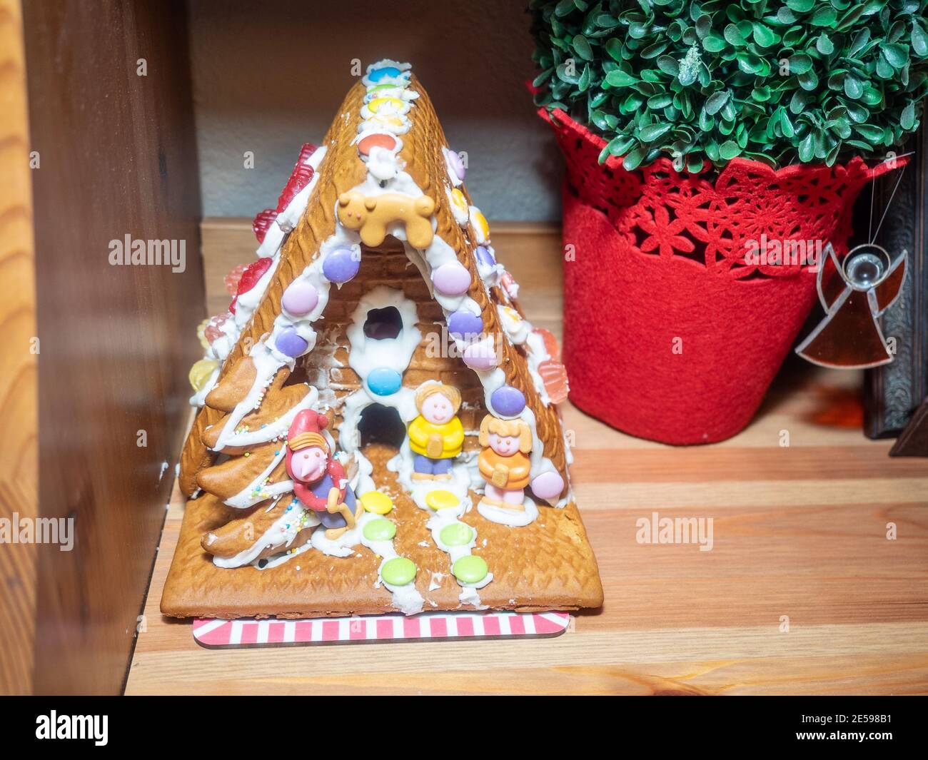 Gingerbread dough is used to build gingerbread houses similar to the ...