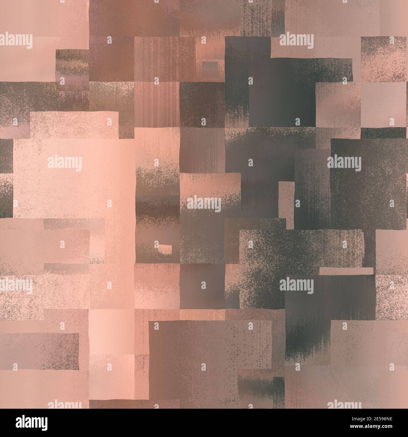 Seamless rectangle geo tile mosaic pattern swatch Stock Photo - Alamy