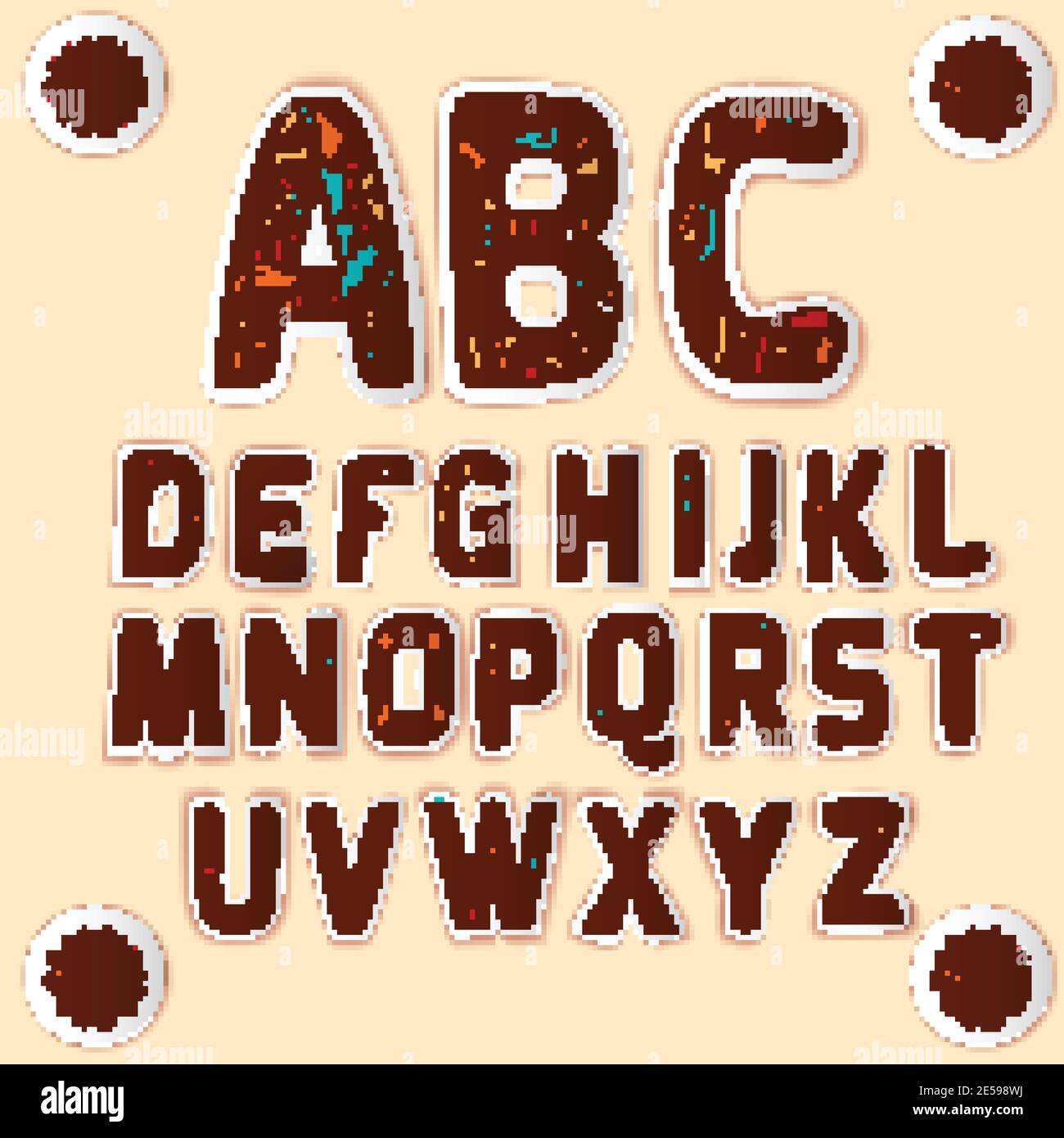 Zentangle alphabet with beautifully structured art design used for ...