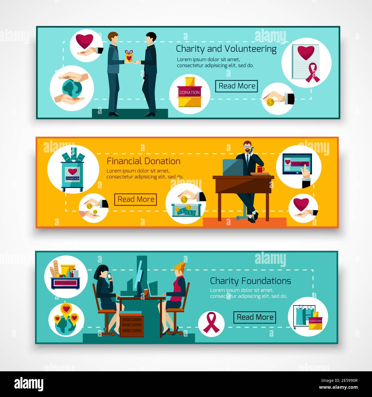 Charity foundations for food clothes and money volunteer donations 3 ...