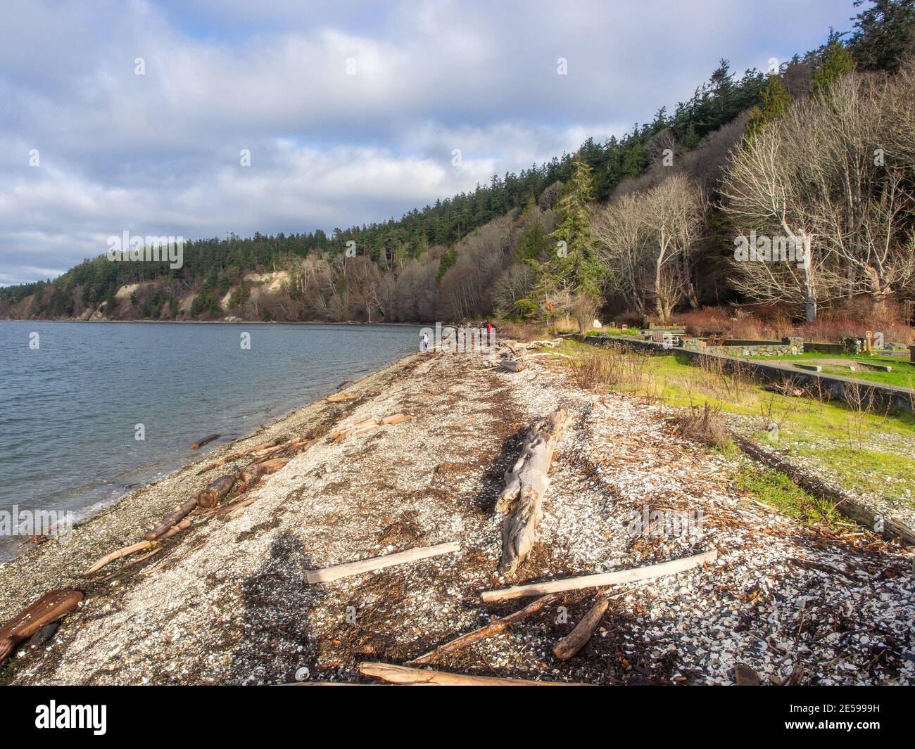Cama Beach State Park is a public recreation area facing Saratoga ...