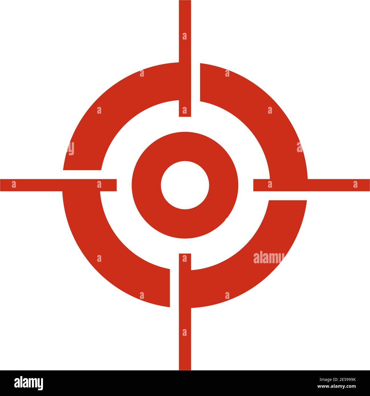 Target point icon logo design vector illustration template Stock Vector ...