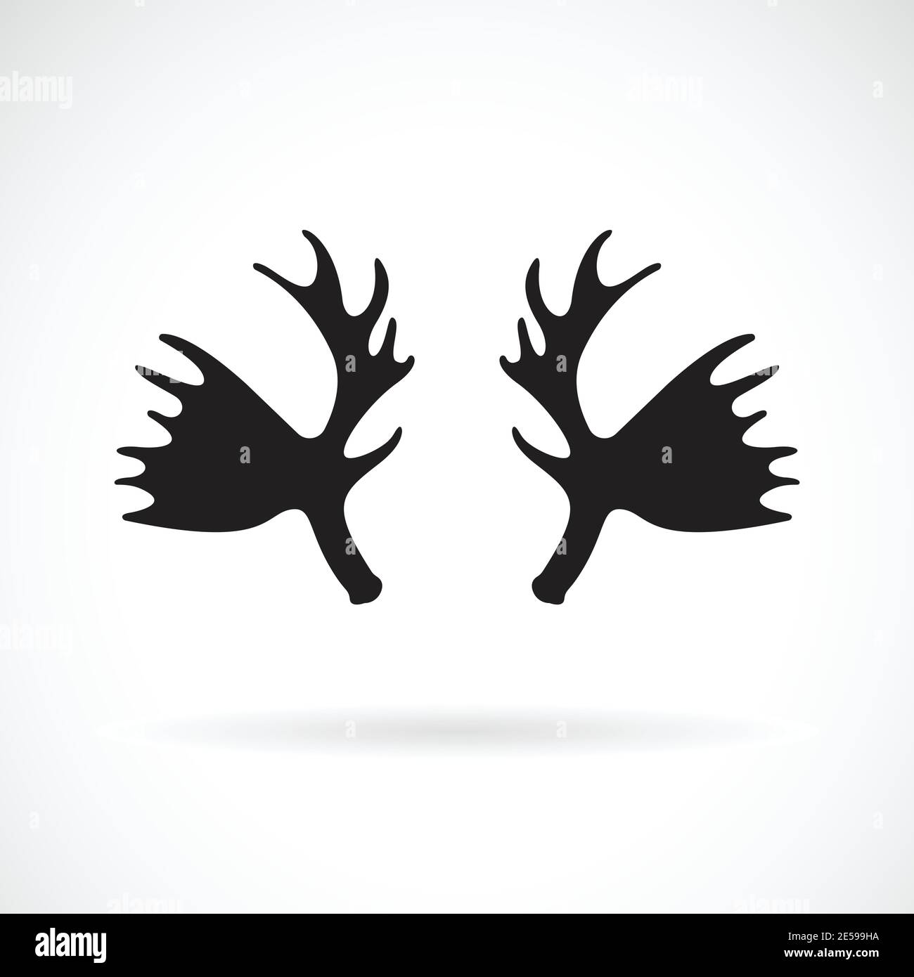 Moose Antlers Vector