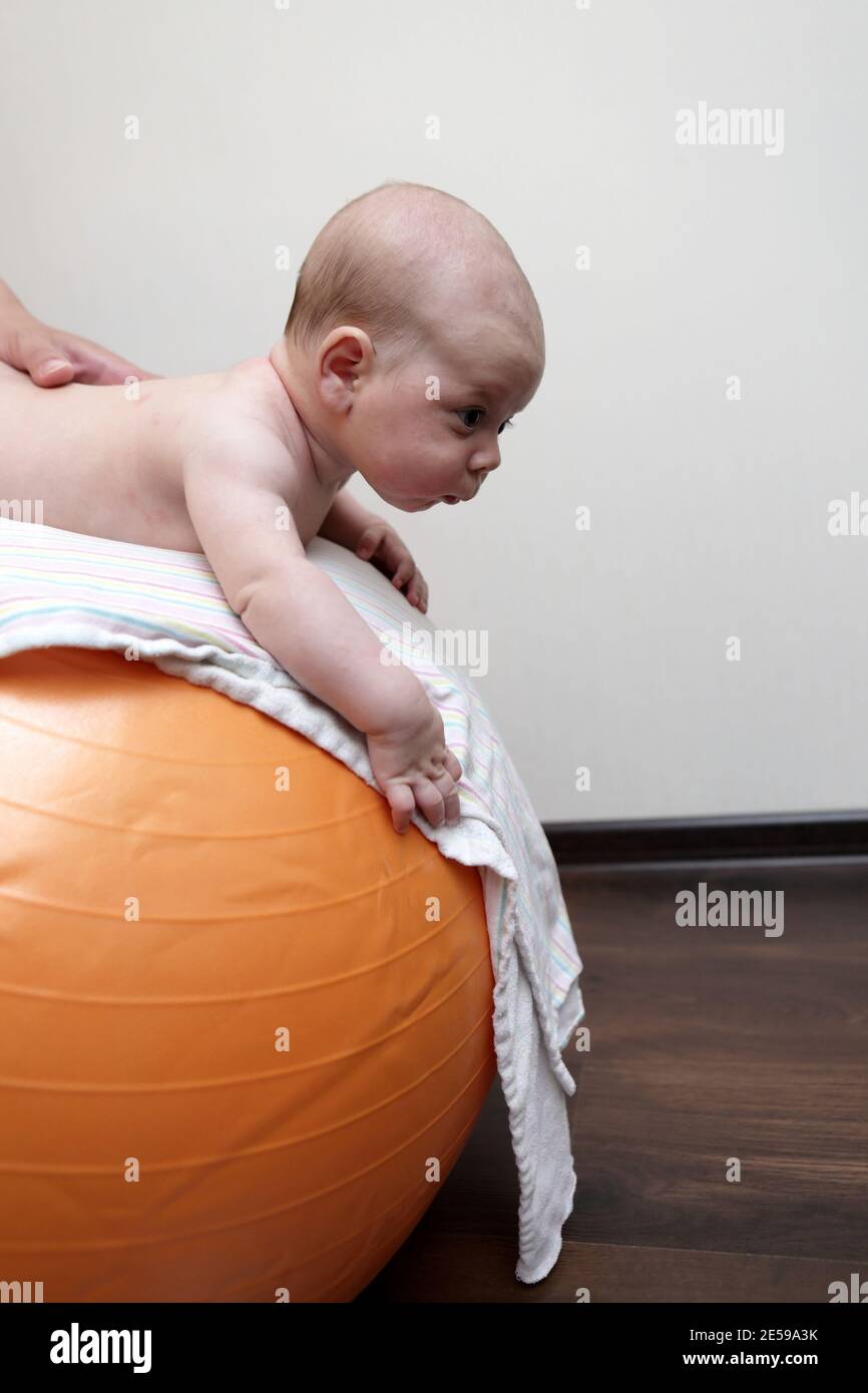 Boy exercise on gymnastic hi-res stock photography and images - Alamy