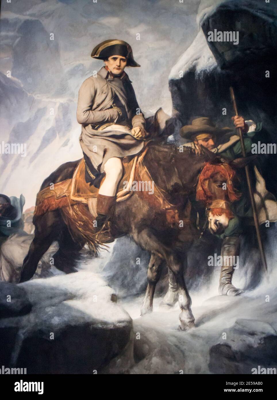 Le Louvre Lens : Paul DELAROCHE (1797-1856) Bonaparte franchissant les ...