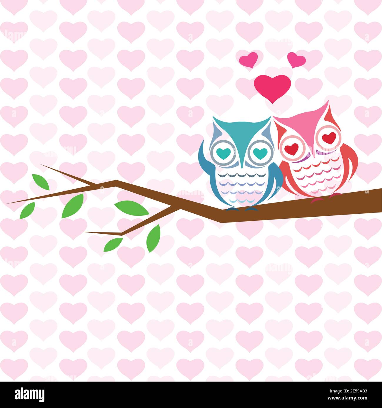 Holiday owl vector vectors Stock Vector Images - Alamy
