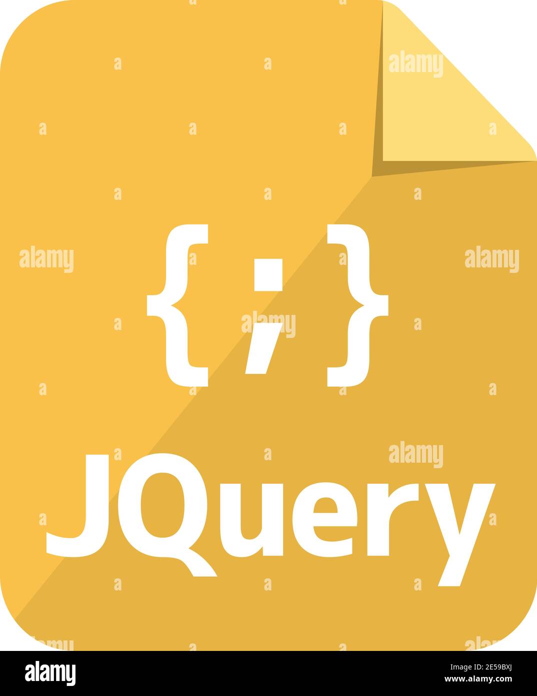 JQuery icon | Major programming language vector icon illustration ... JQuery icon | Major programming language vector icon illustration ...