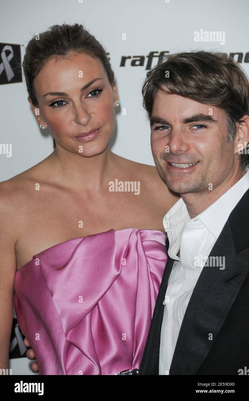 Jeff Gordon ,Ingrid Vandebosch at 17th Annual Elton John AIDS ...