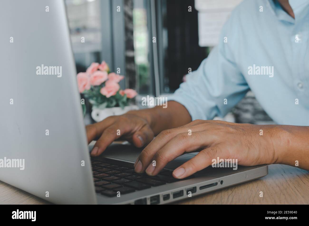 Man Pushing Desk High Resolution Stock Photography and Images - Alamy