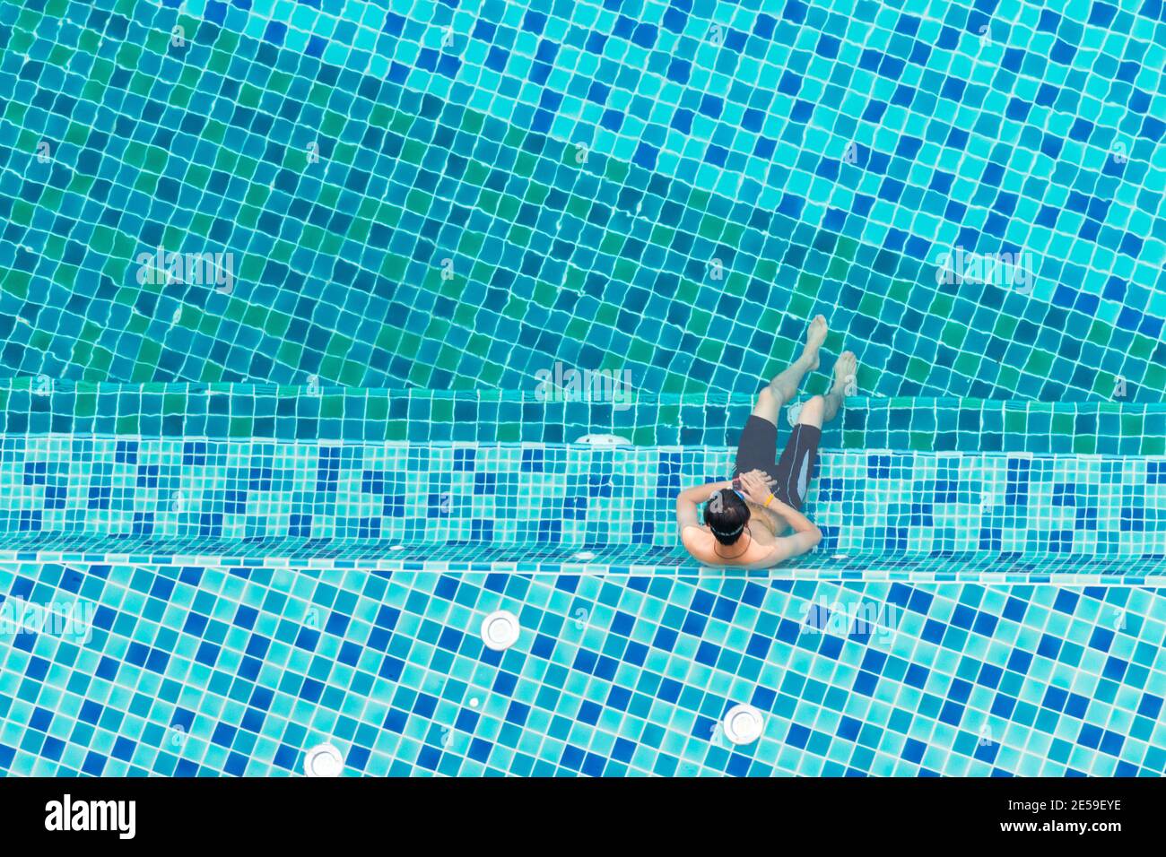 Top View Dive Swimming Pool High Resolution Stock Photography and ...