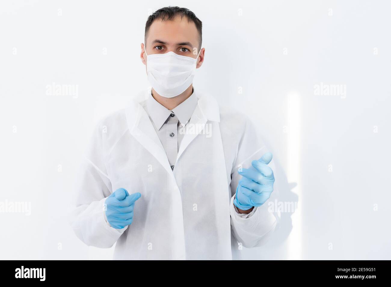 Close up portrait of male doctor, head shot Stock Photo - Alamy
