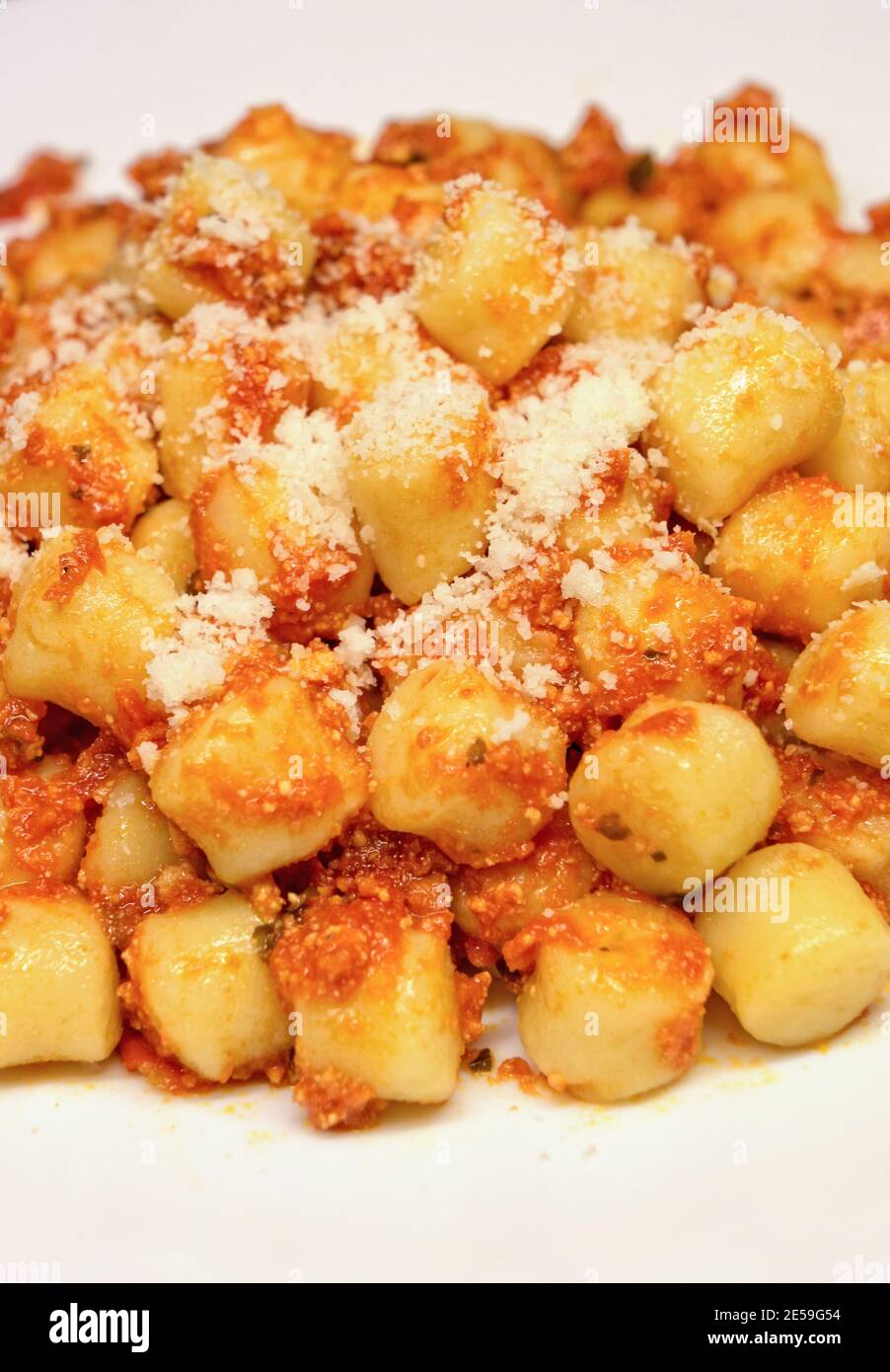 Traditional italian gnocchi closeup Stock Photo - Alamy