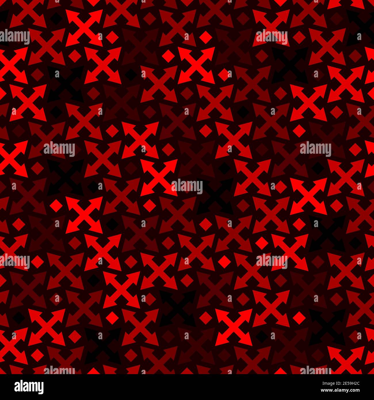 Seamless abstract geometric pattern with arrow crosses. Modern stylish ...