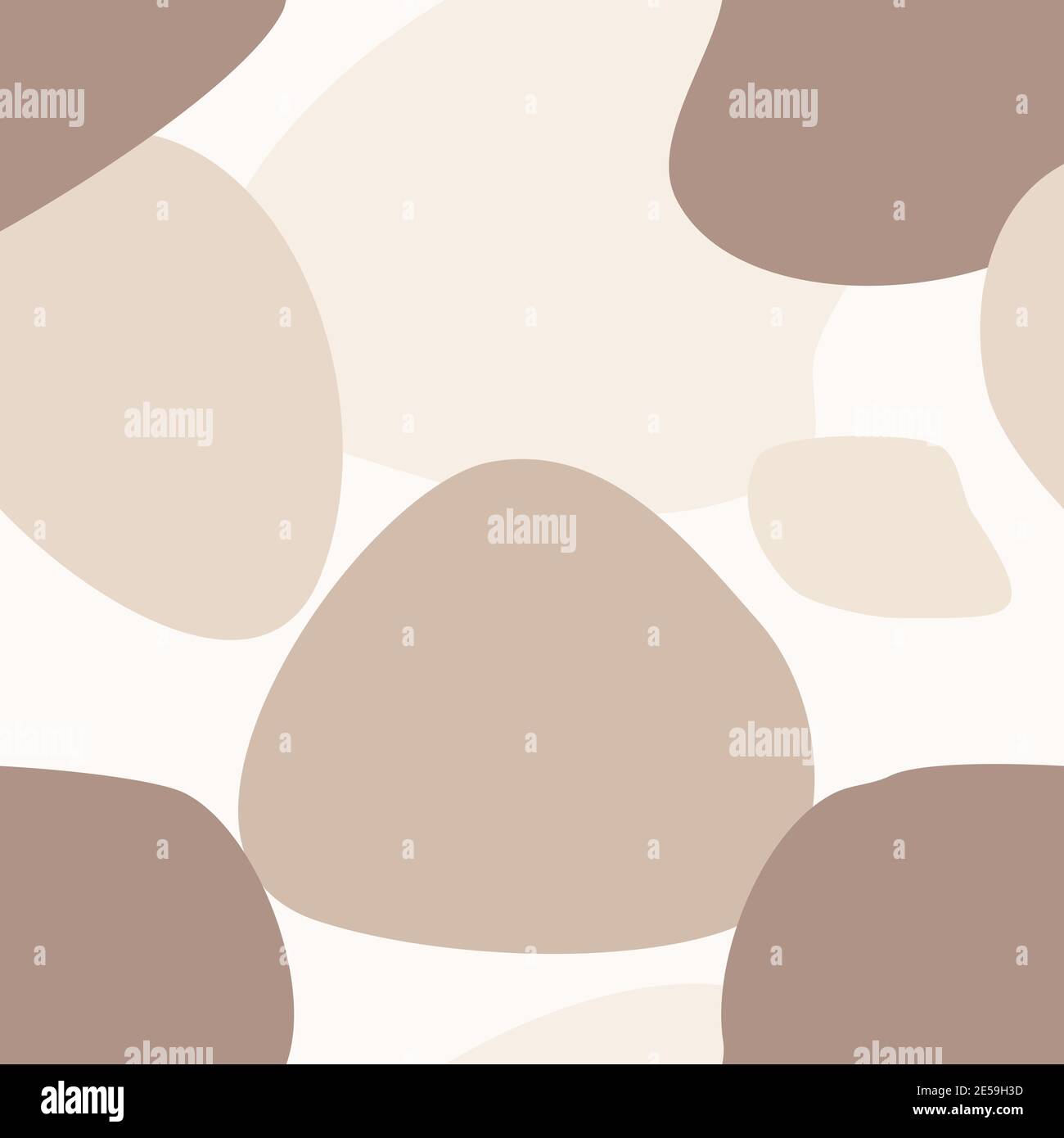 Seamless repeating pattern with organic shapes in soft neutral colors ...