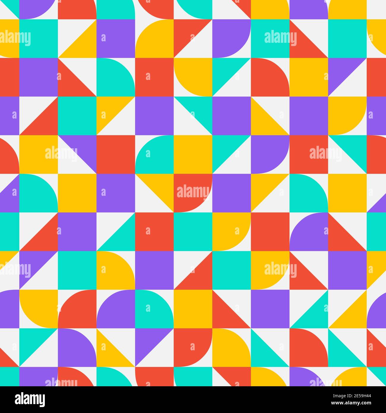 Color geometric shapes square pattern background. square pattern ...