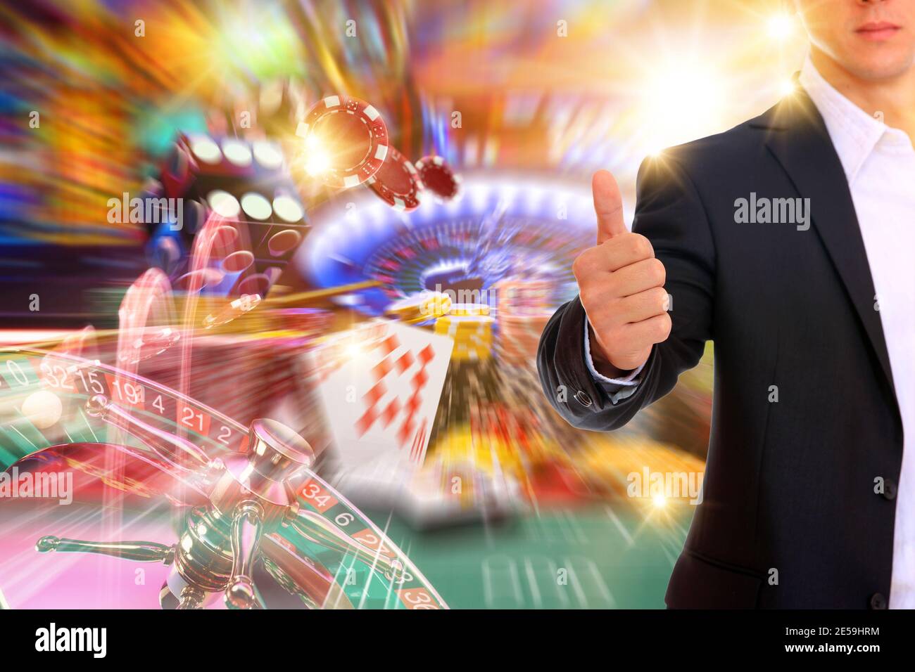 Man roulette table hi-res stock photography and images - Alamy
