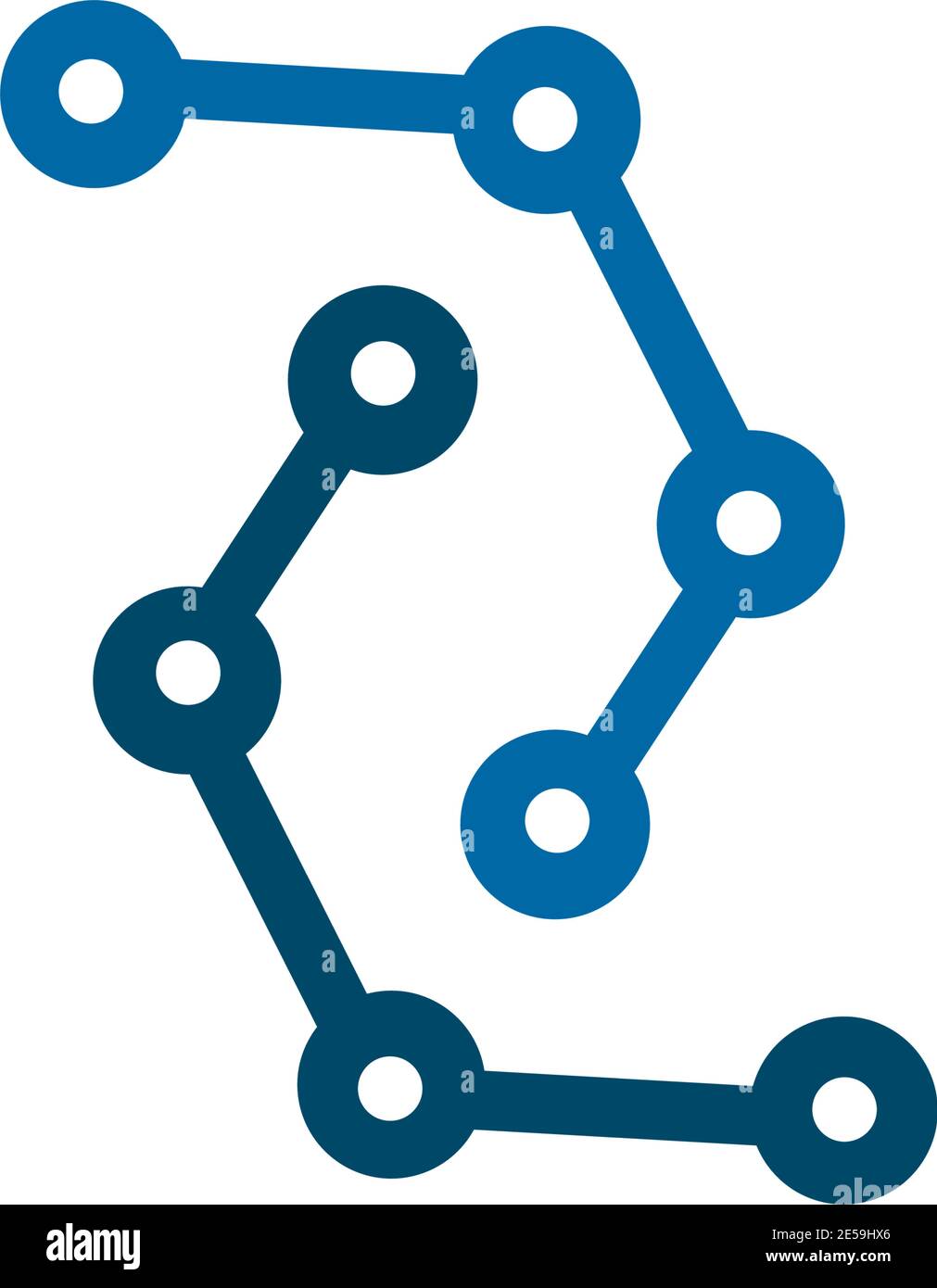 Atom chain icon logo design inspiraiton vector template Stock Vector ...