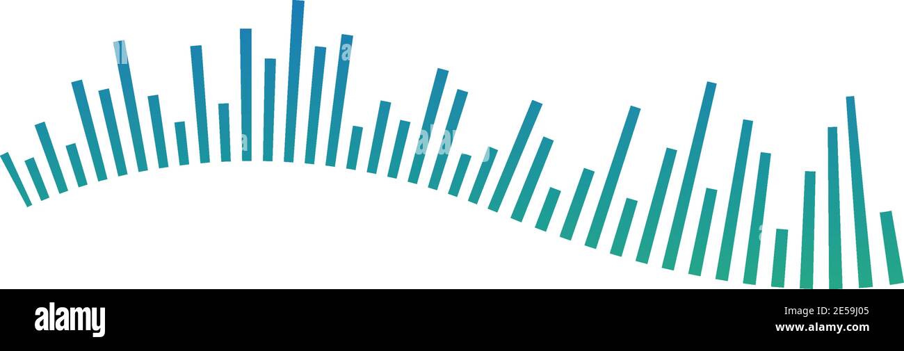 sound wave ilustration vector template Stock Vector Image & Art - Alamy