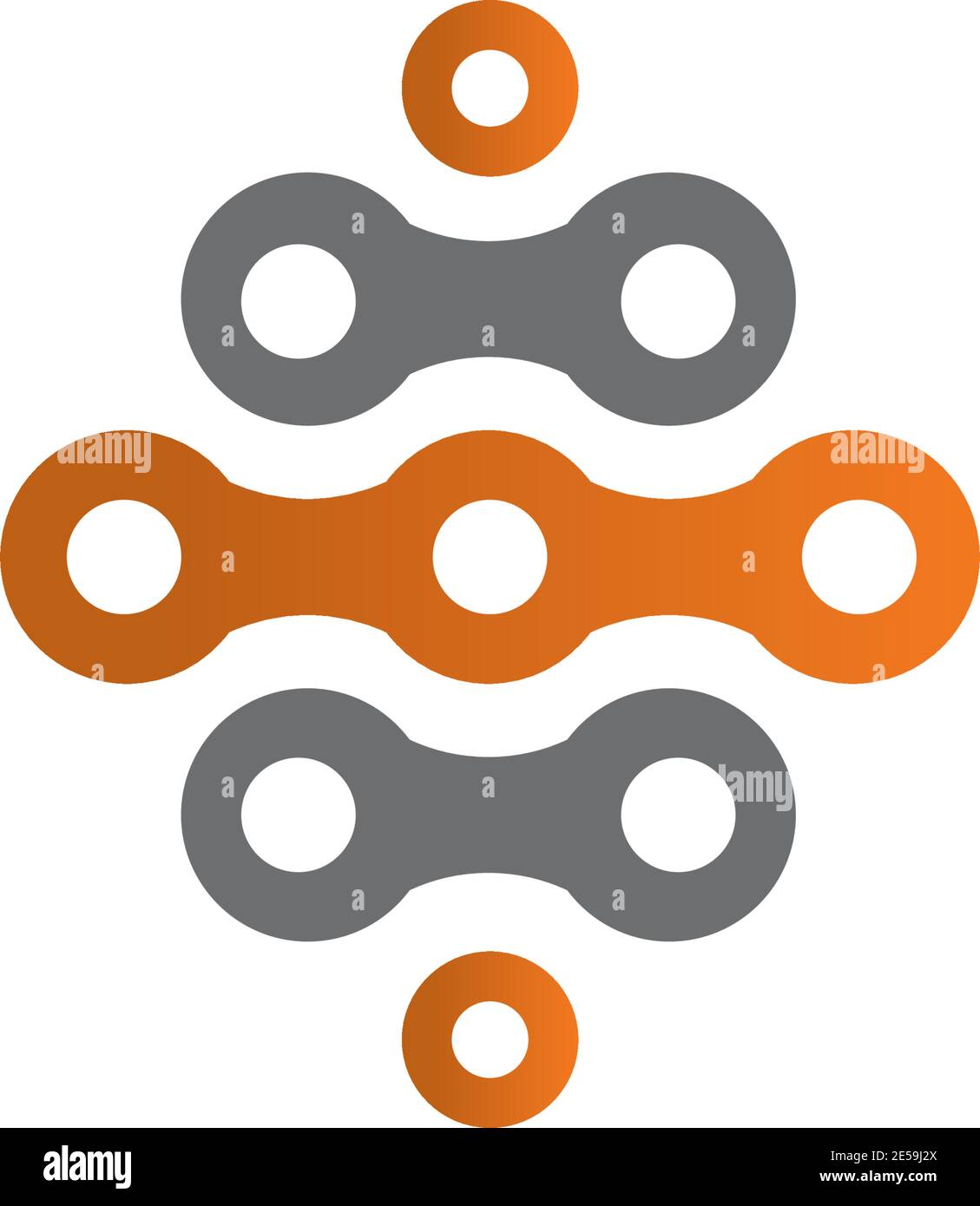 Atom chain icon logo design inspiraiton vector template Stock Vector ...