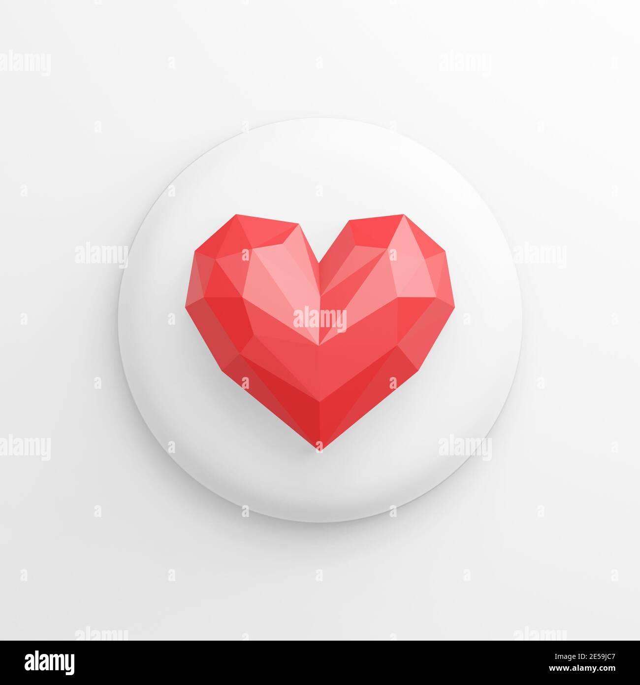 Red low poly hi-res stock photography and images - Alamy