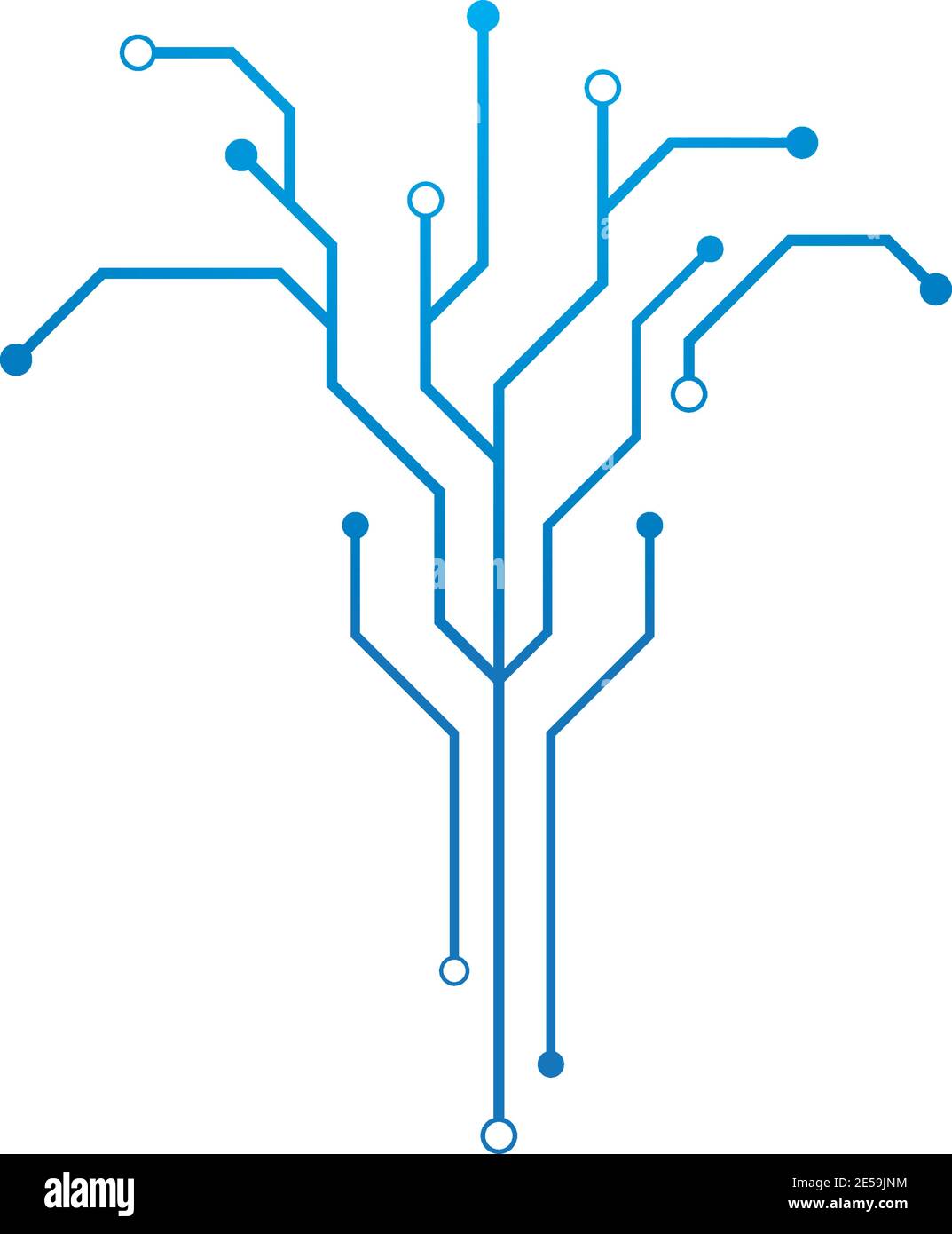 Electronic circuit vector vectors hi-res stock photography and images ...