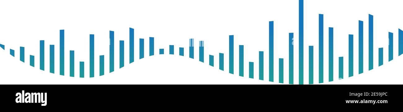sound wave ilustration vector template Stock Vector Image & Art - Alamy