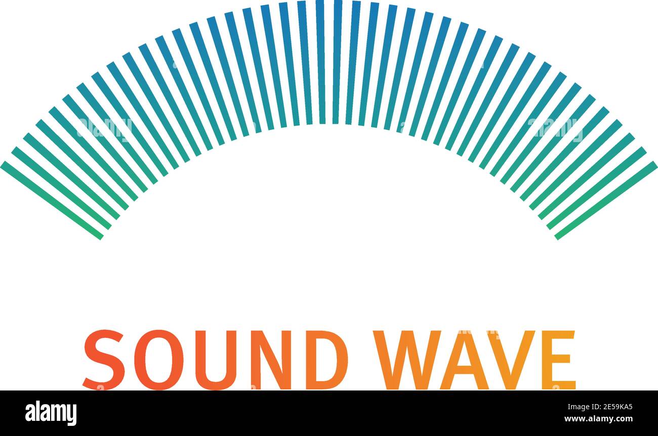 sound wave ilustration vector template Stock Vector Image & Art - Alamy