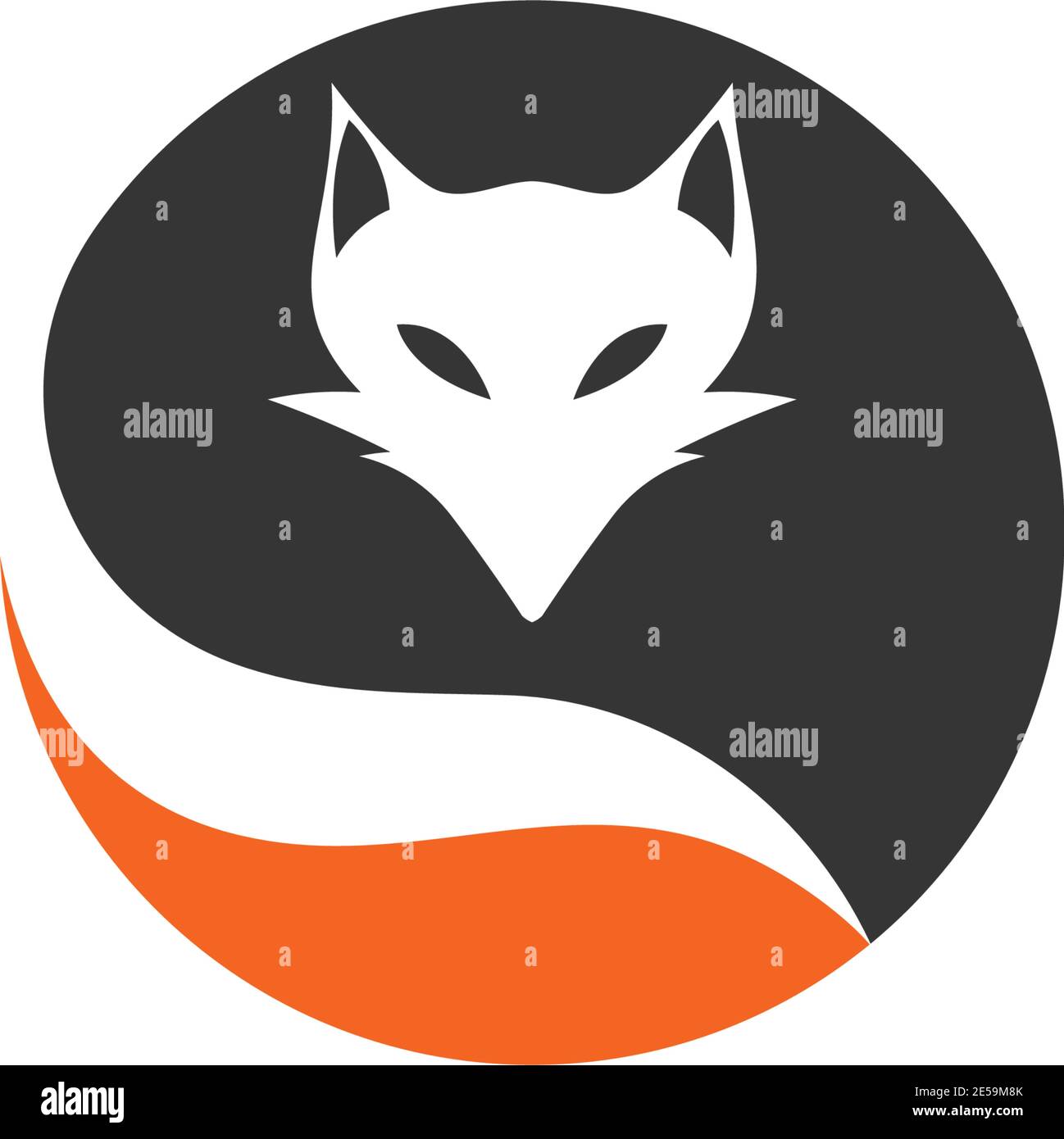 Geometric fox logo Cut Out Stock Images & Pictures - Alamy