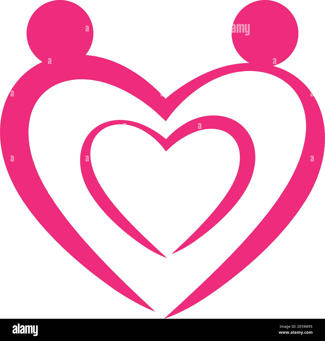 Love Logo Vector icon illustration designTemplate Stock Vector Image ...
