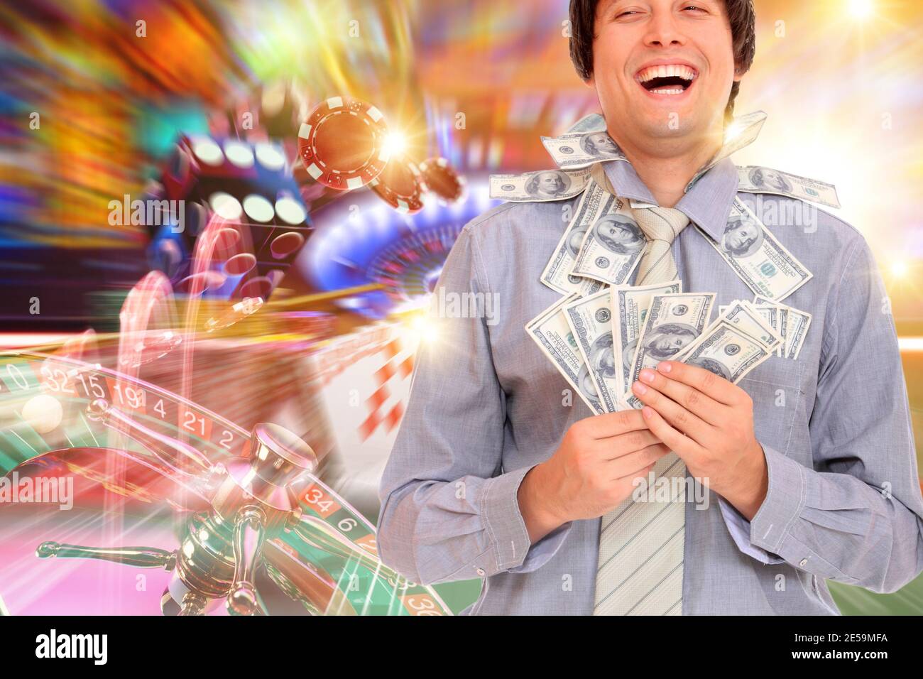 Man roulette table hi-res stock photography and images - Alamy