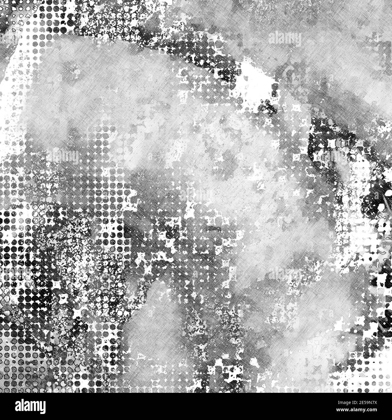 Abstract Dots Overlay Texture . Light Distressed Background with ...