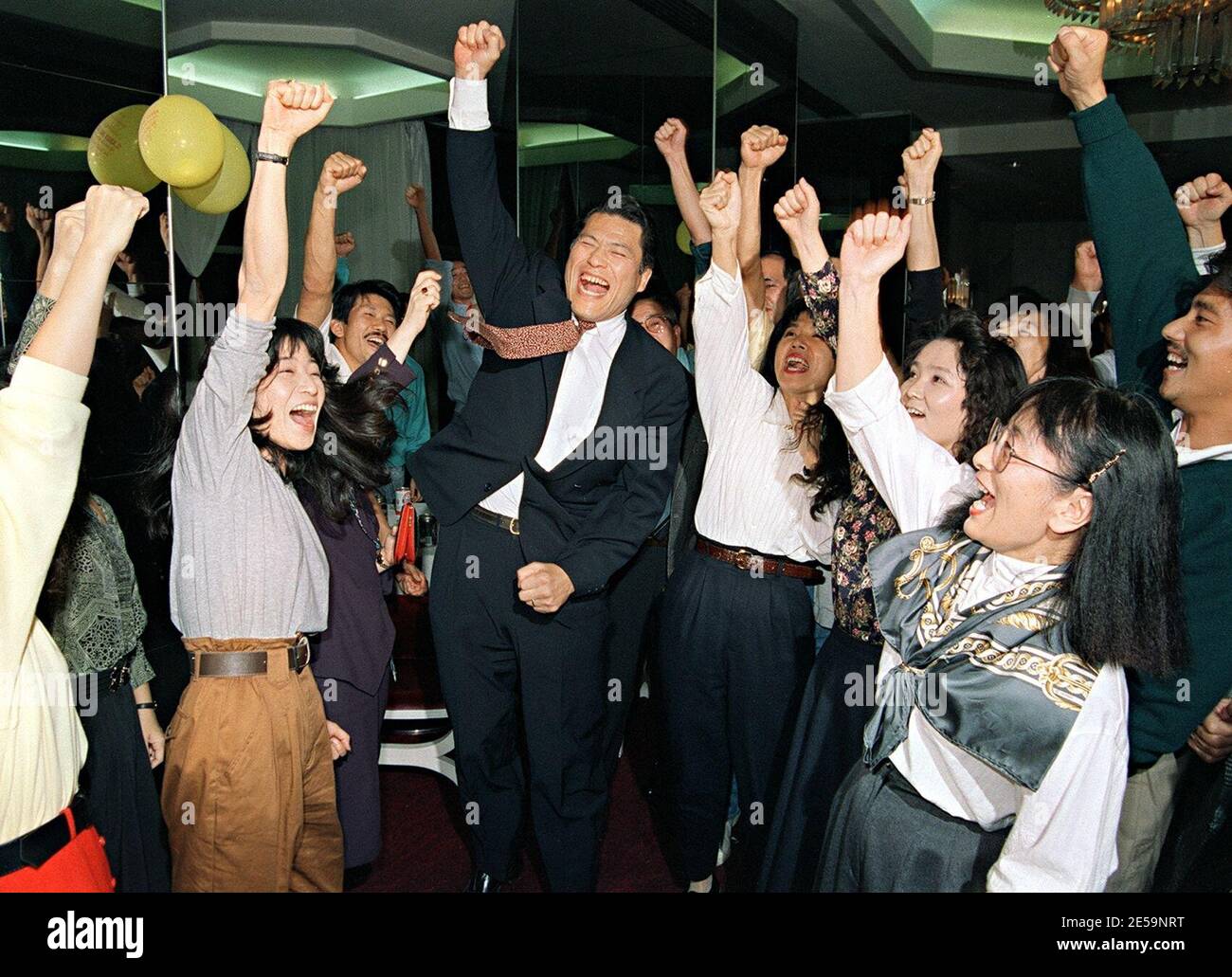 Professional wrestler-turned Japanese lawmaker Antonio Inoki (C ...