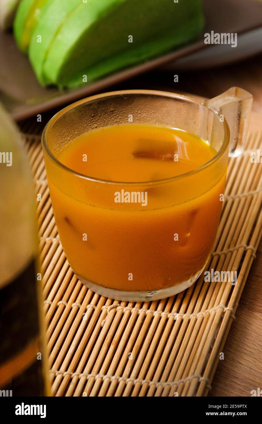 traditional drink Jamu. Jamu Kunyit Asem, Is Indonesian traditional ...