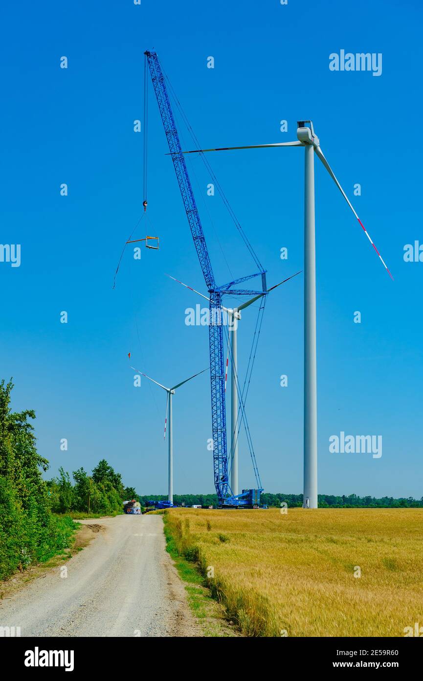 Enercon wind turbine blade hi-res stock photography and images - Alamy